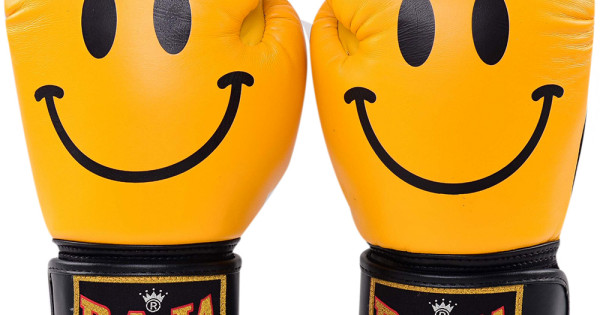 Raja Boxing Gloves "Smiley Face" shipping from Thailand. Delivery time ...