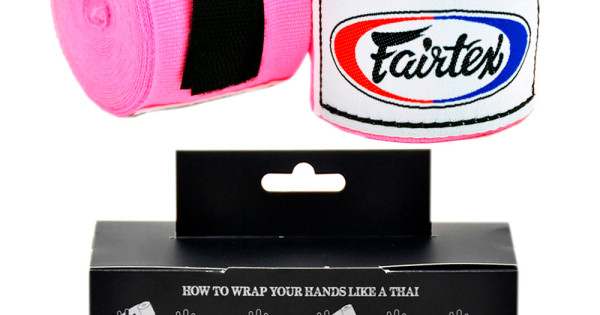 Pink hand wraps for boxing we ship from Thailand to all over the world ...