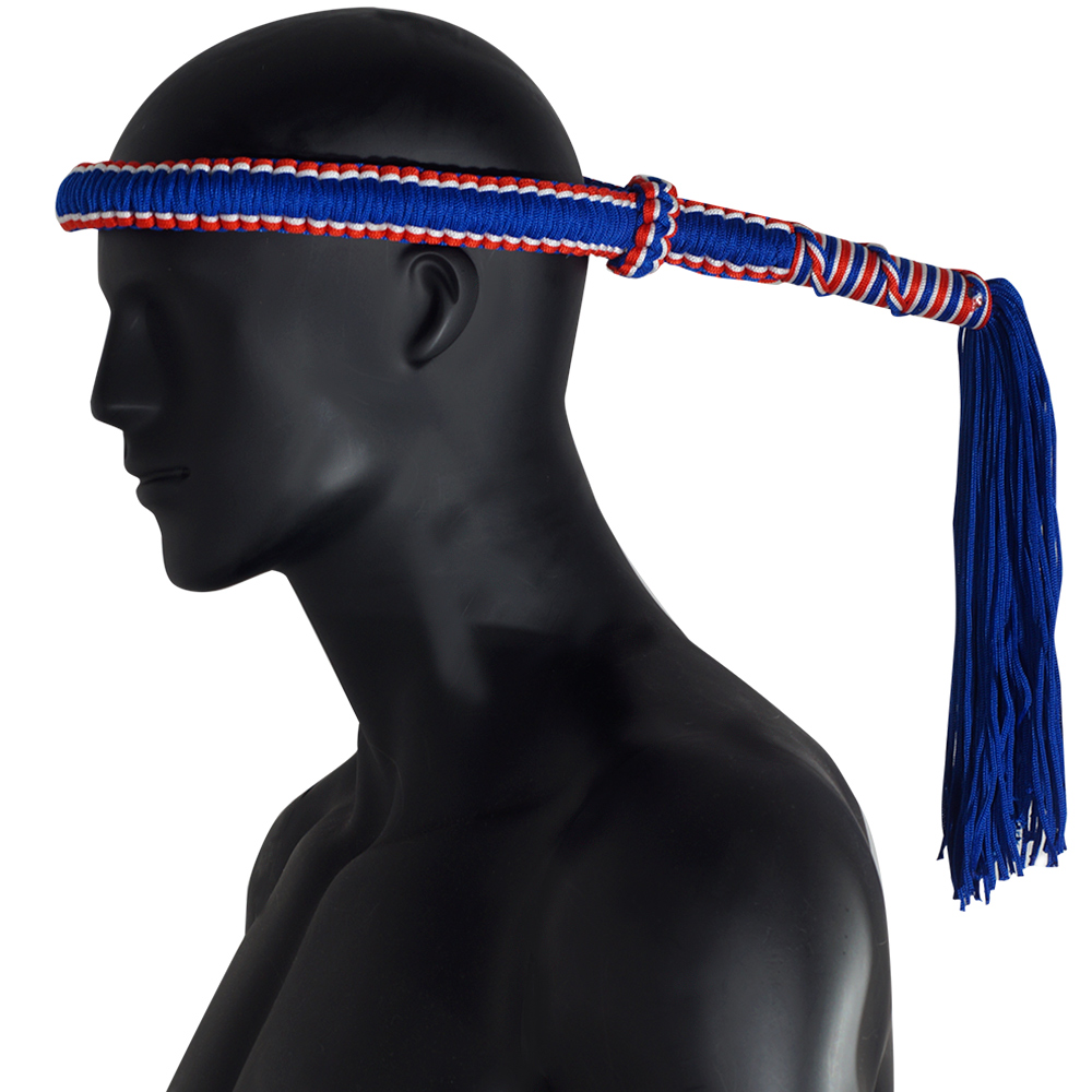 MONGKON BLUE RED WHITE MUAY THAI HAND MADE